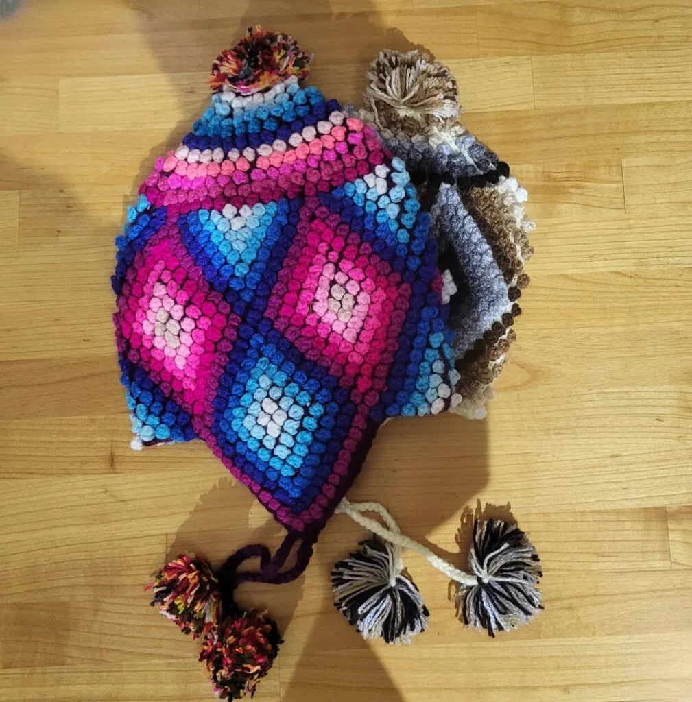 Bobble Hat | K2 Alpacas | Warm Hat | Colourful Hats